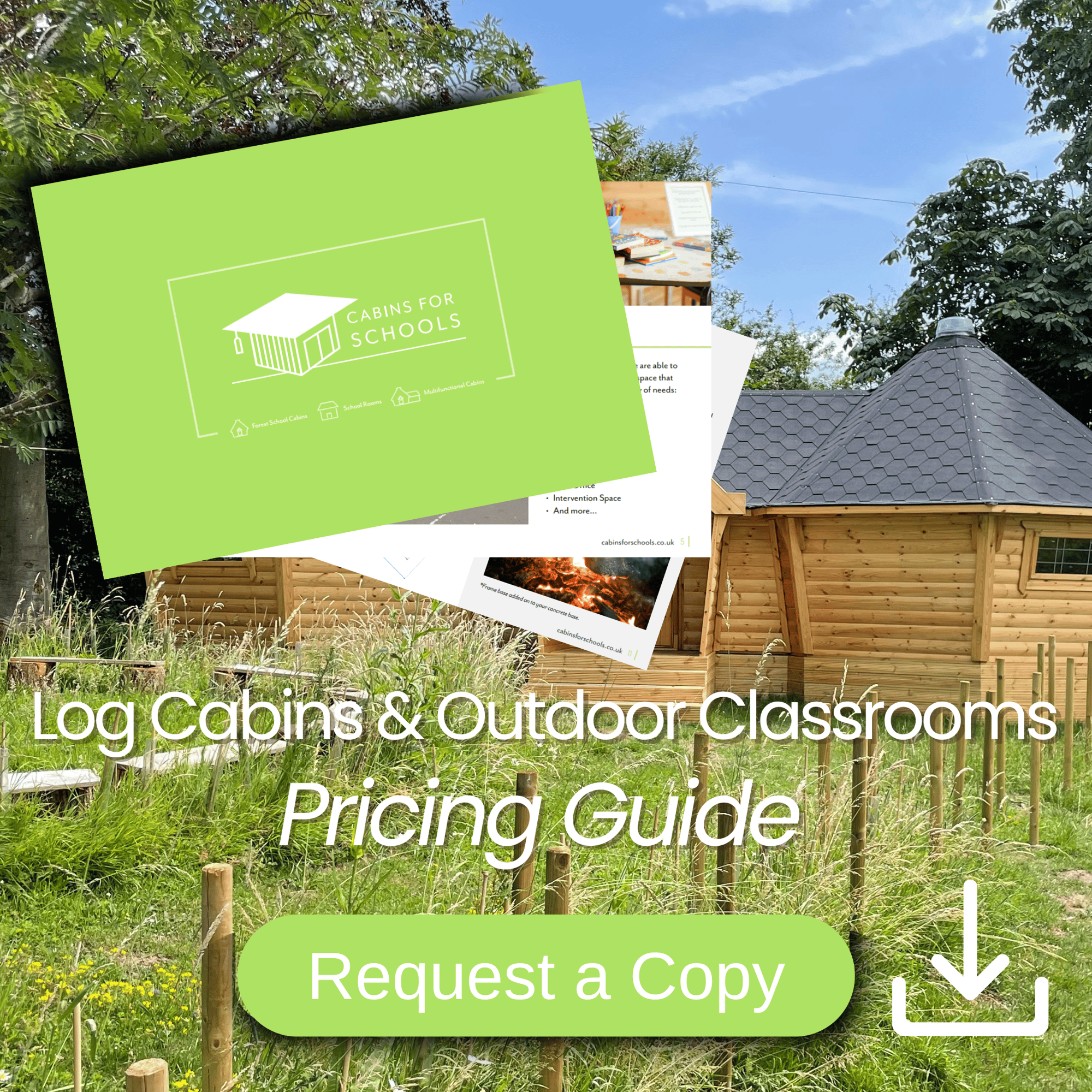 Cabins for Schools Pricing Brochure